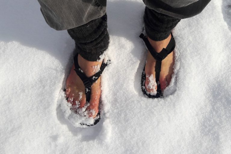 Barfuß im Schnee und die Alternativen - barfussblog.de